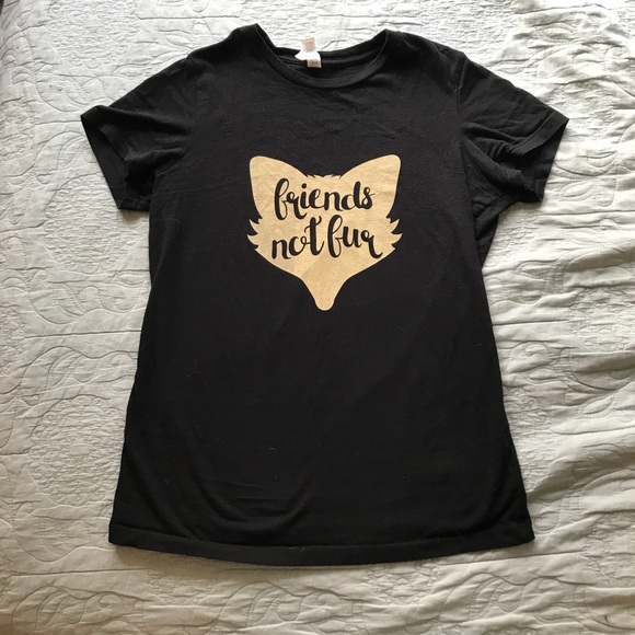 Tops | Juniperfox Friends Not Fur Tshirt | Poshmark